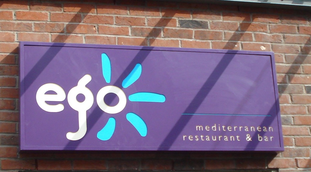 Ego sign – Lytham St Annes CA